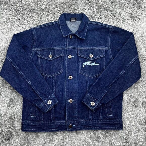 FUBU | Jackets & Coats | Vintage Fubu Jean Jacketwomans Medium 9s Y2k ...